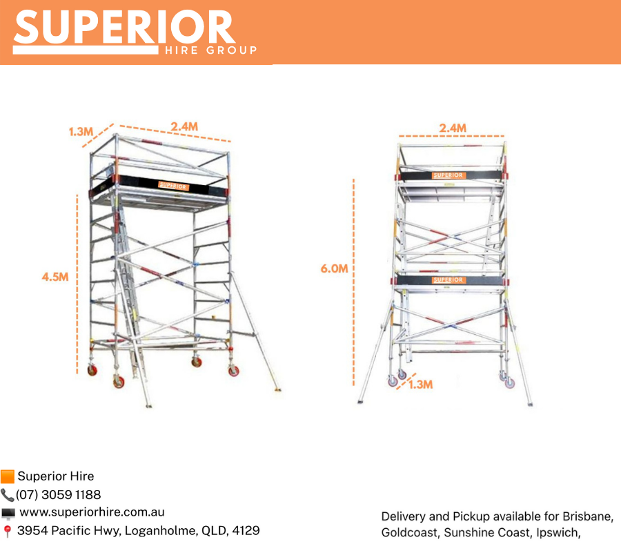 Mobile Scaffold Tower Hire Brisbane – Superior Access Hire