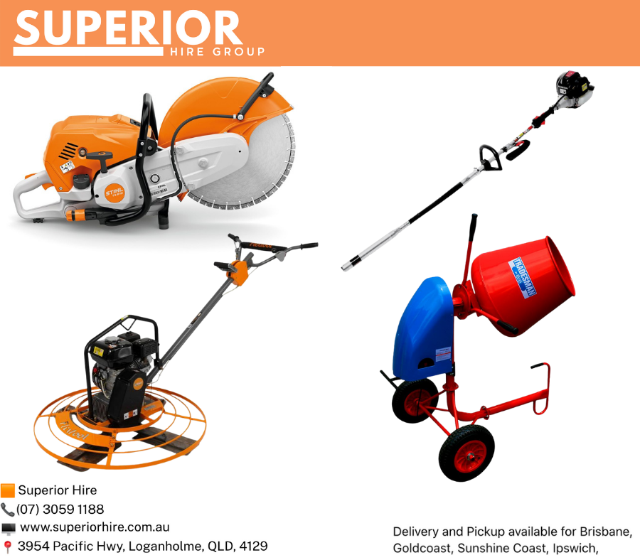 Concreting Equipment Hire Brisbane | Cement Mixers, Saws & Grinders ...